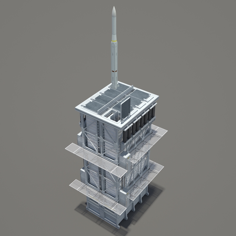 3D rim-162 essm missile mark-41 - TurboSquid 1214283