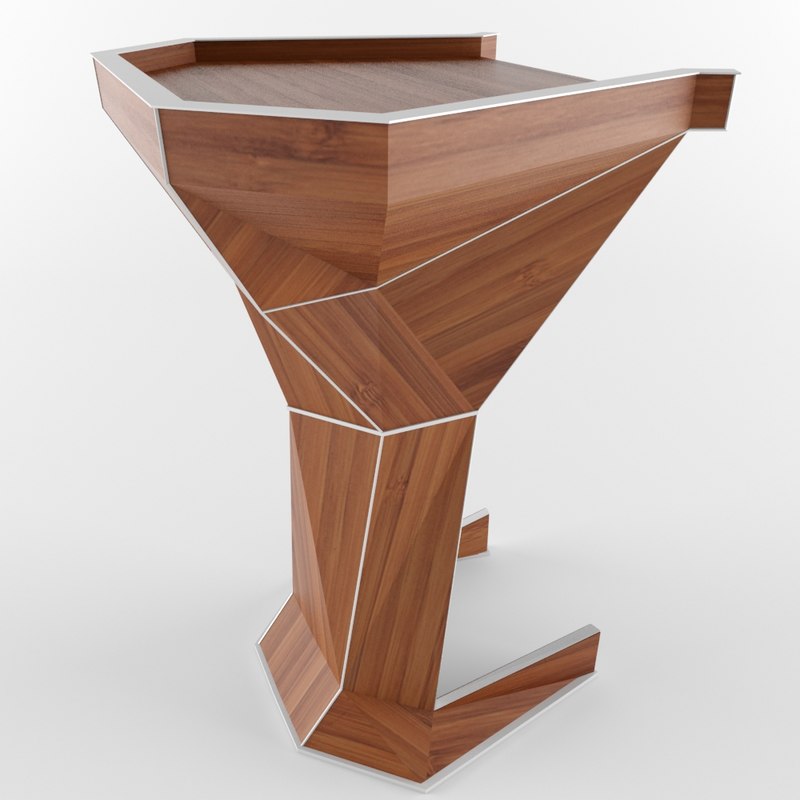 3D Speech Stand TurboSquid 1214452