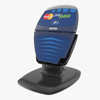 chip pin card reader 3d model