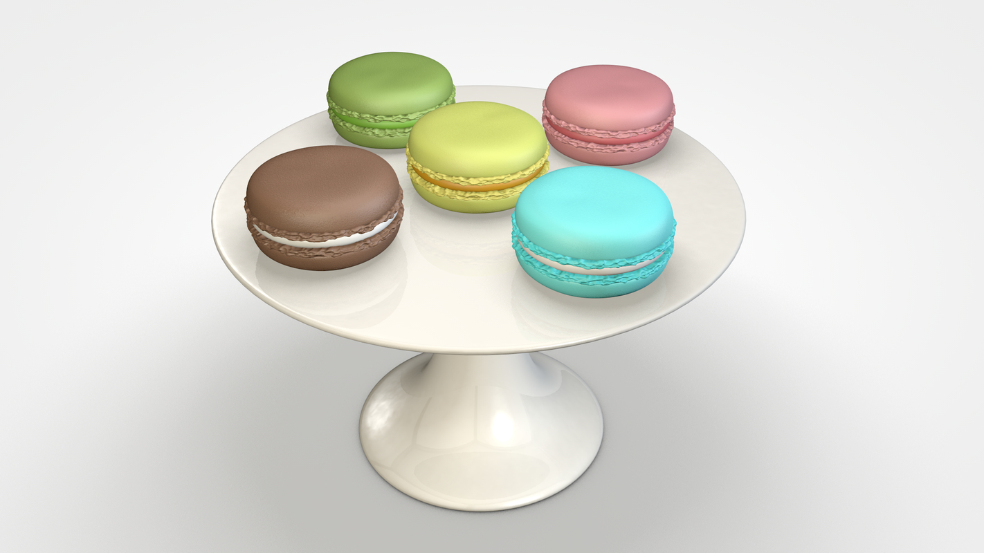 3D model macarons - TurboSquid 1214509
