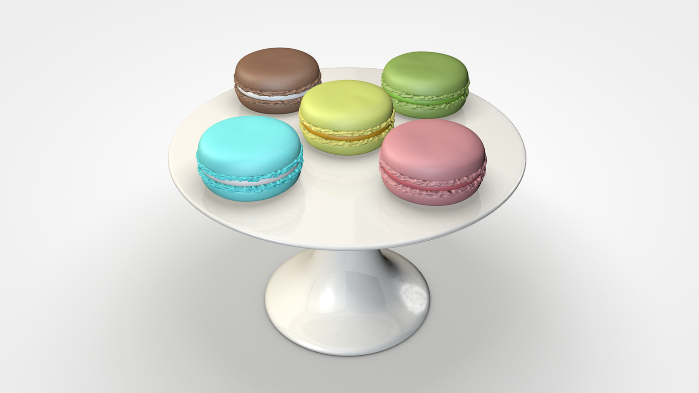 3D model macarons - TurboSquid 1214509