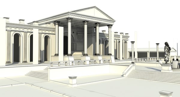 Greek architecture 3D - TurboSquid 1214565