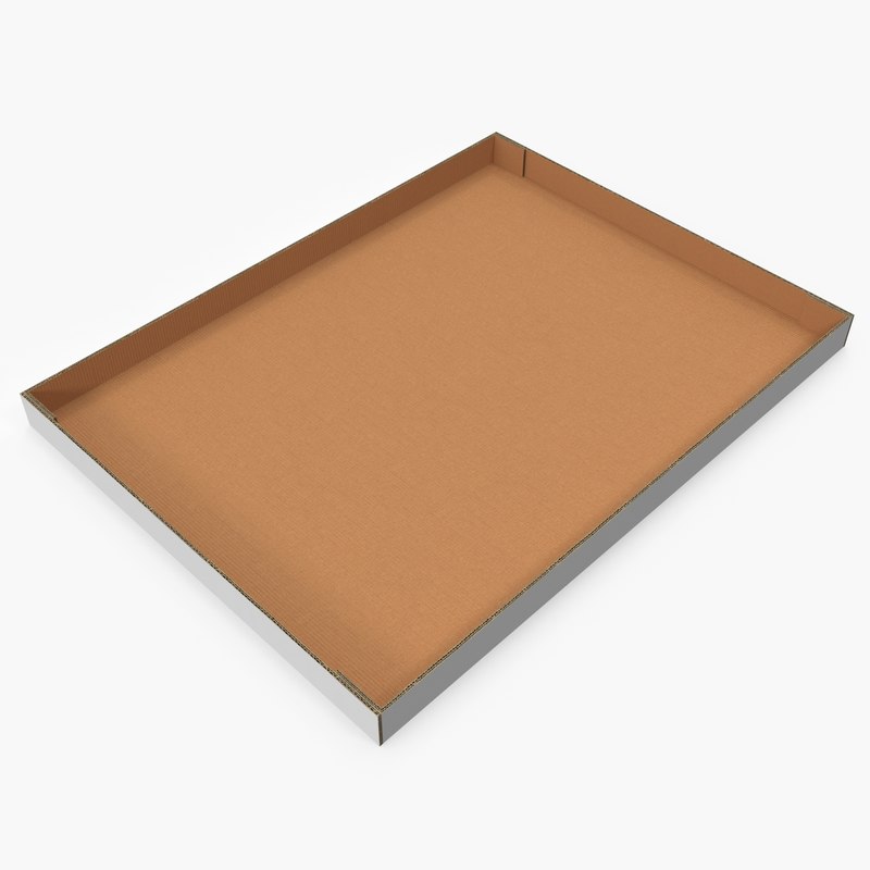 Realistic cardboard box base 3D model - TurboSquid 1214578