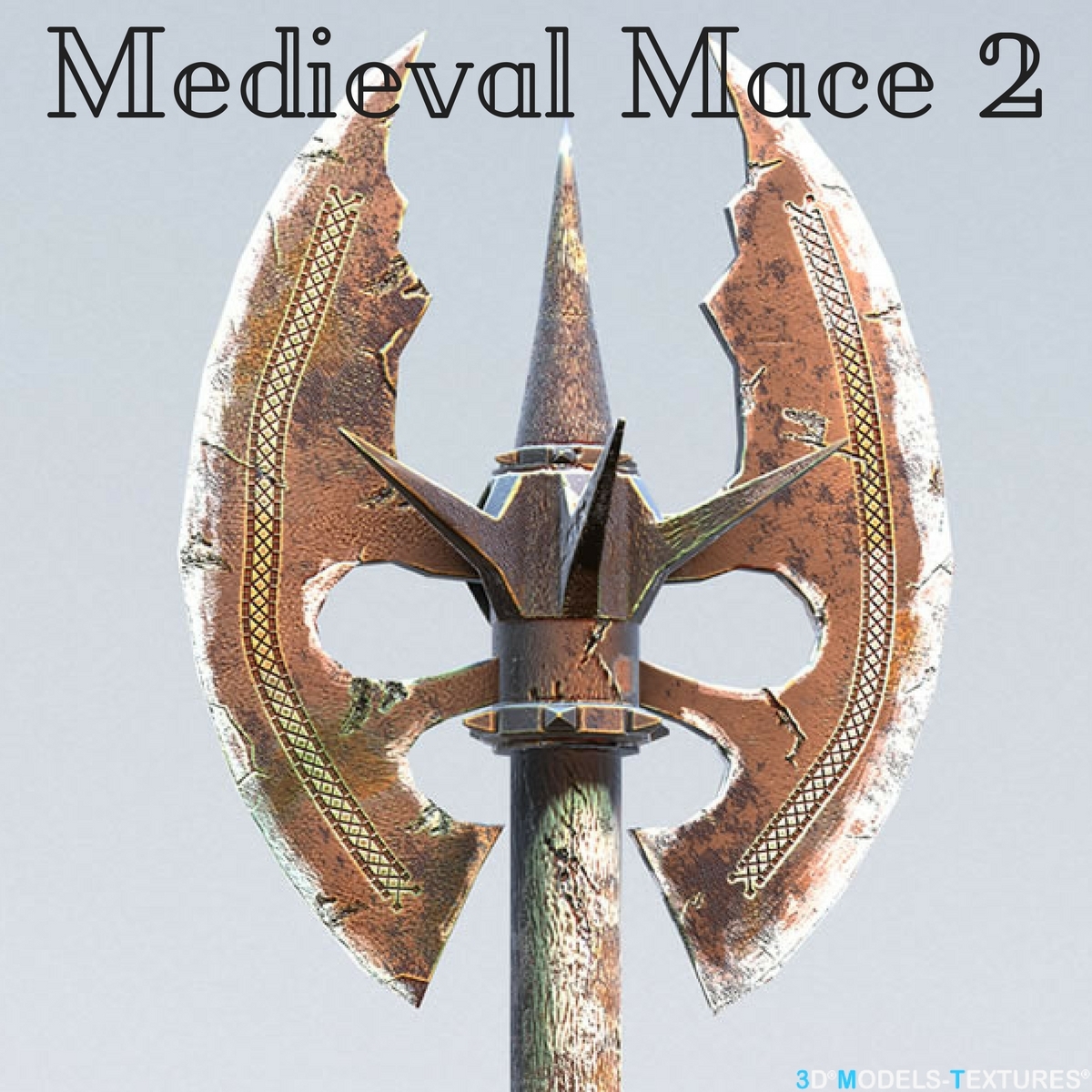 modelo 3d Maza medieval 2 - TurboSquid 1214820