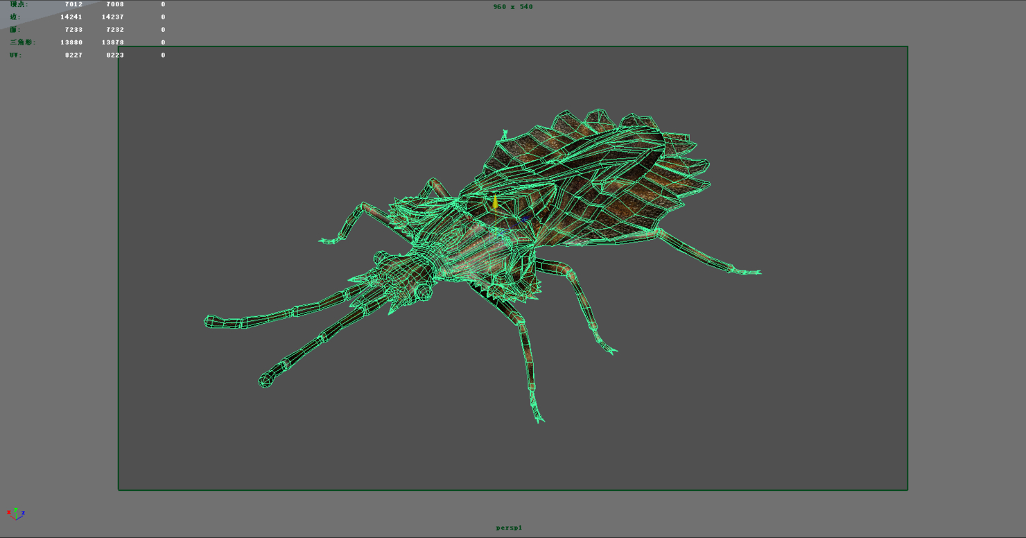 3D insect model - TurboSquid 1214932