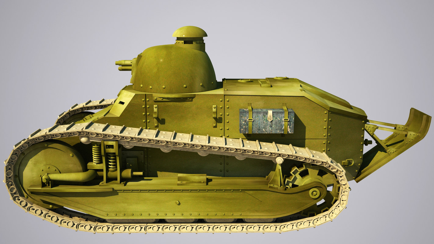 3D old tank - TurboSquid 1214972