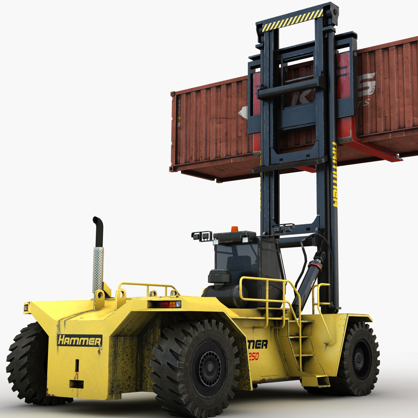 Heavy forklift model - TurboSquid 1215028