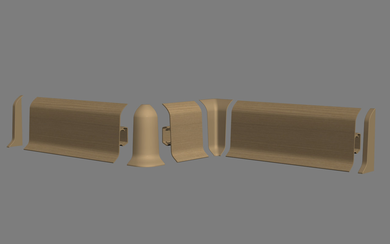 3D floor trim model - TurboSquid 1215119