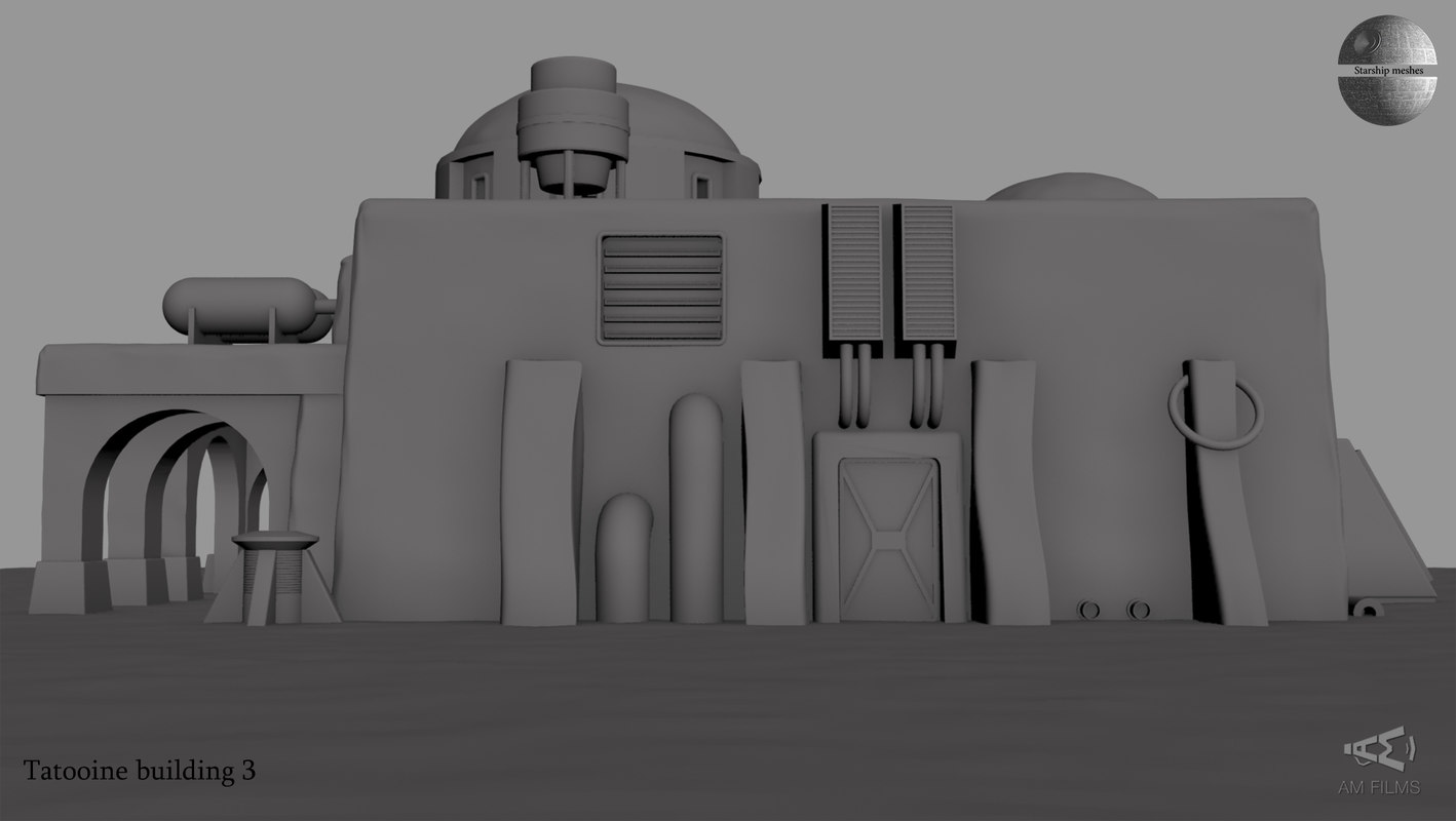 Tatooine building 3D model - TurboSquid 1215128