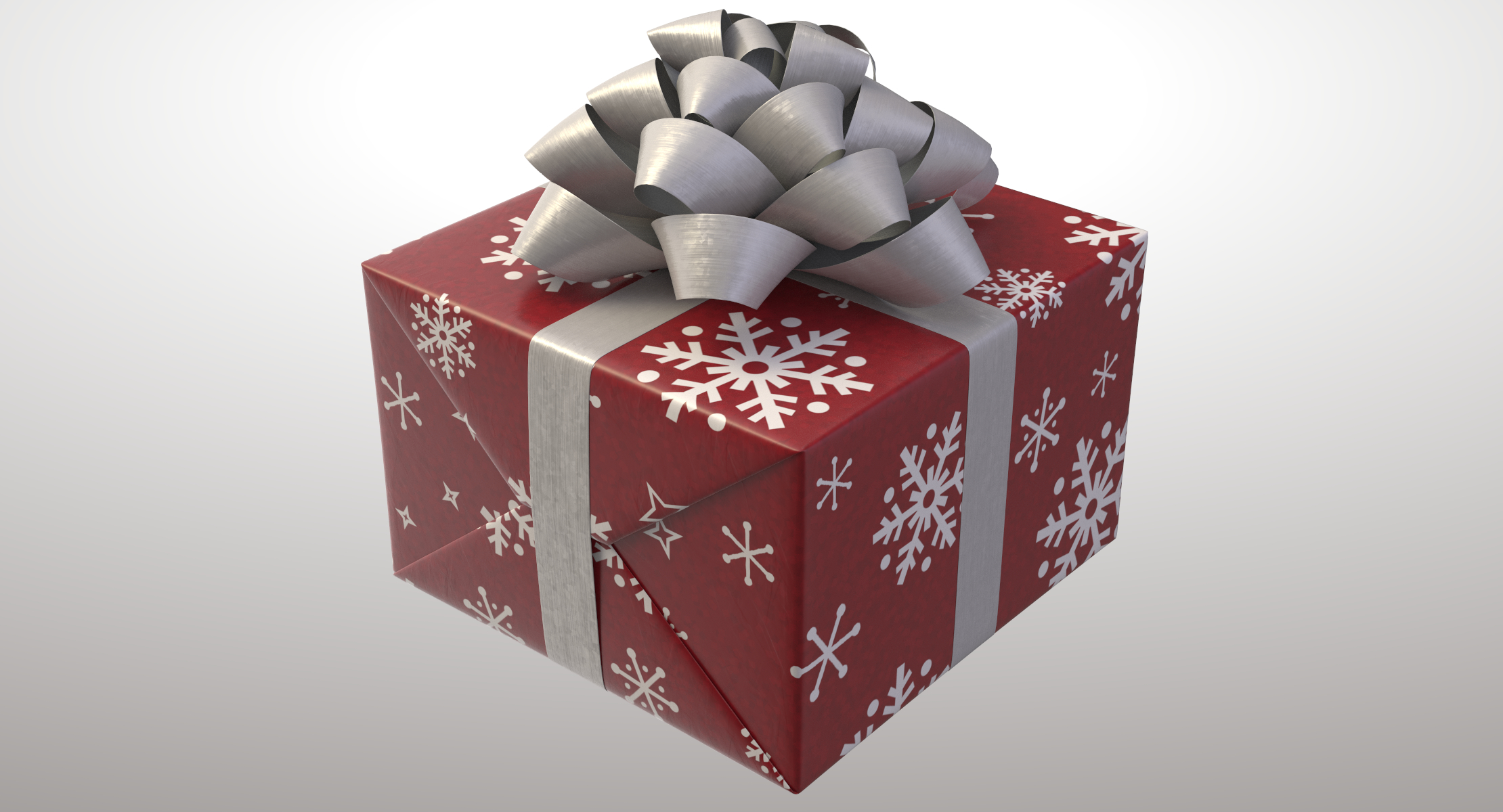 Realistic gift box 02 3D model - TurboSquid 1215142