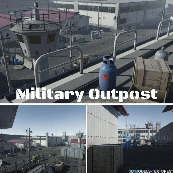 modèle 3D de Avant-poste militaire - TurboSquid 1215251
