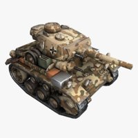 3ds max tiger 1 tank