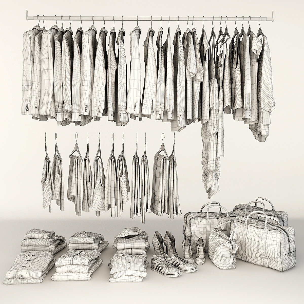 3D clothes model - TurboSquid 1215452