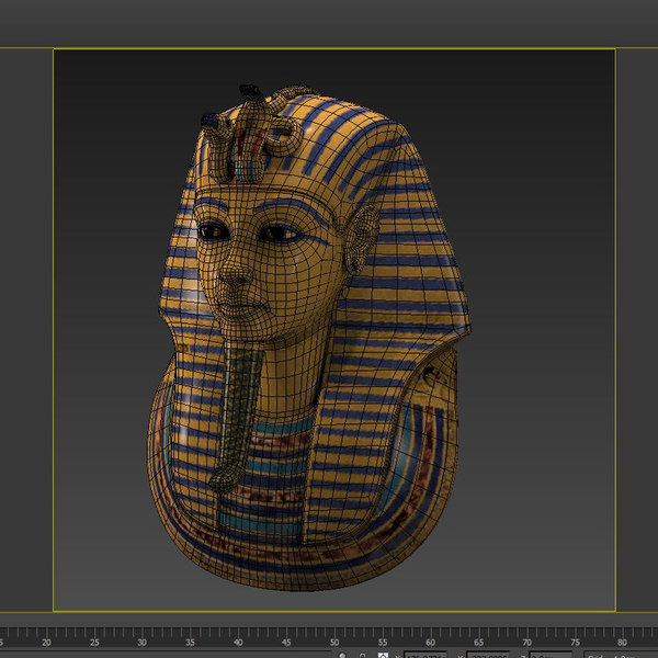 Tutankhamun mask 3D model - TurboSquid 1215475