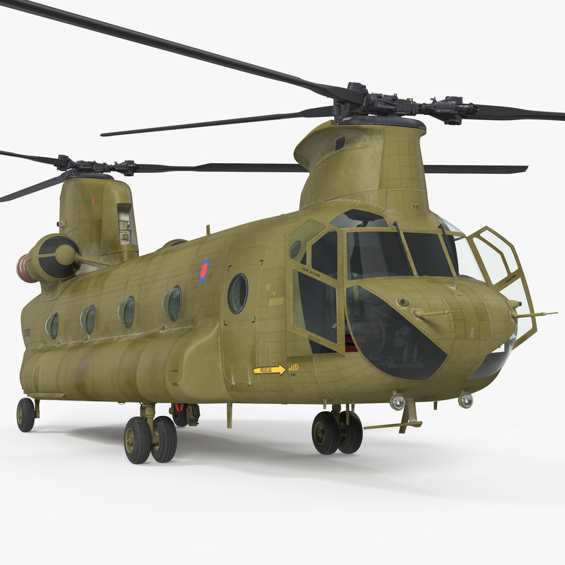 3D heavy helicopter ch-47 chinook model - TurboSquid 1215665