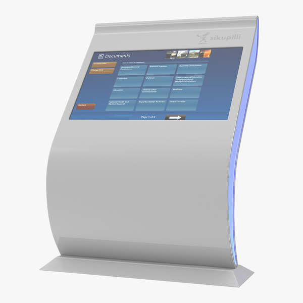Kiosk 3D Models for Download | TurboSquid