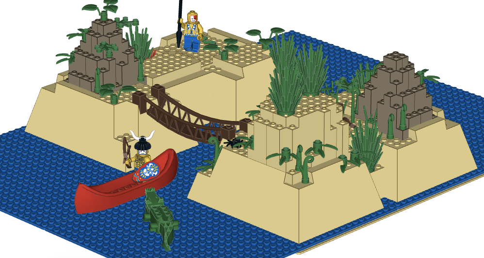 Lego scene island 3D model - TurboSquid 1215714