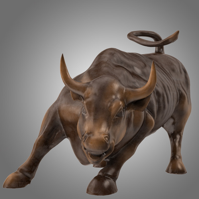 Charging bull model - TurboSquid 1215721