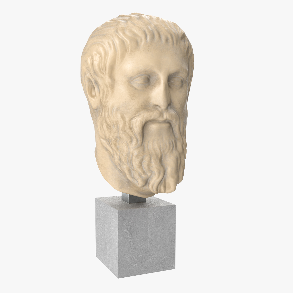 Plato head sculpture 3D - TurboSquid 1215930
