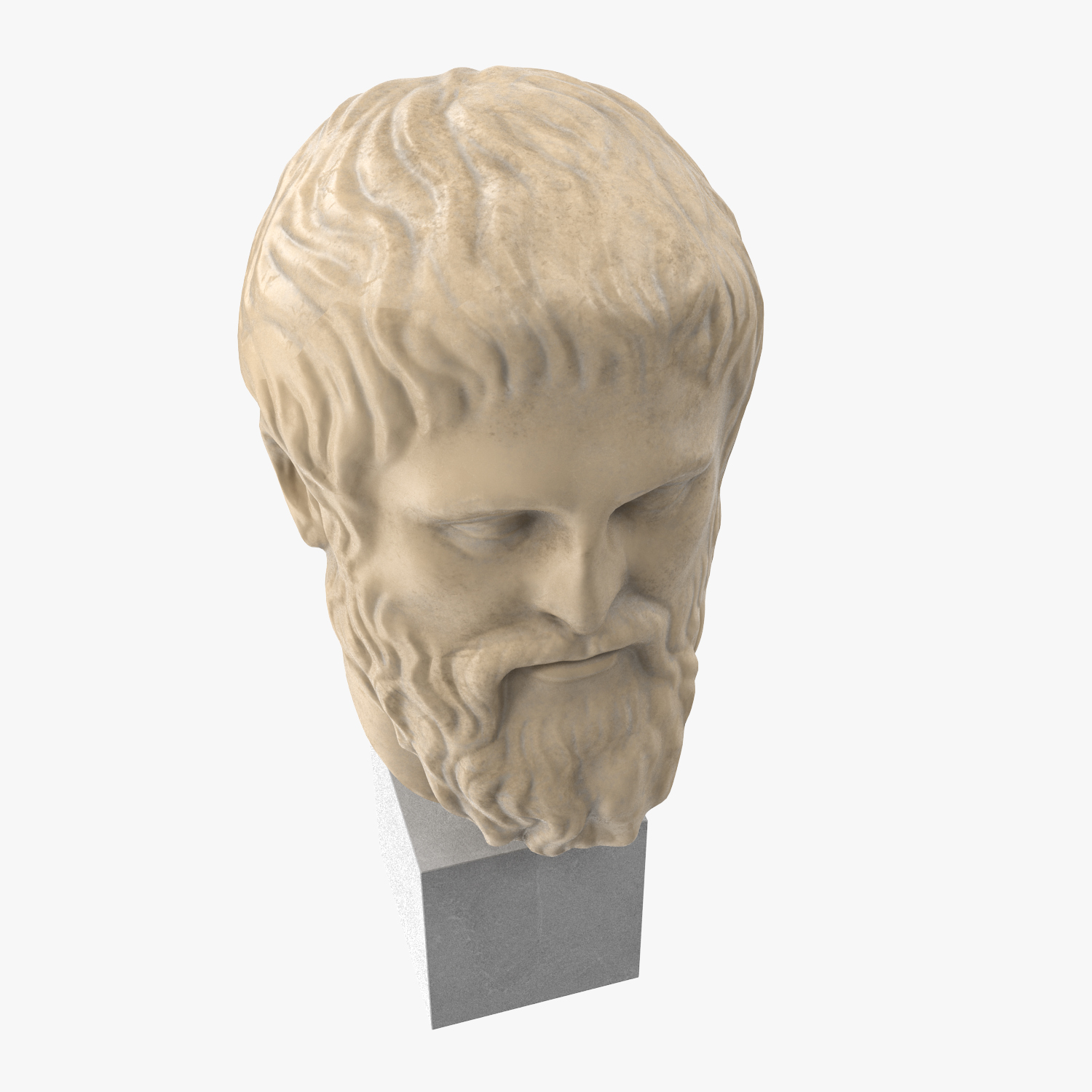 Plato head sculpture 3D - TurboSquid 1215930