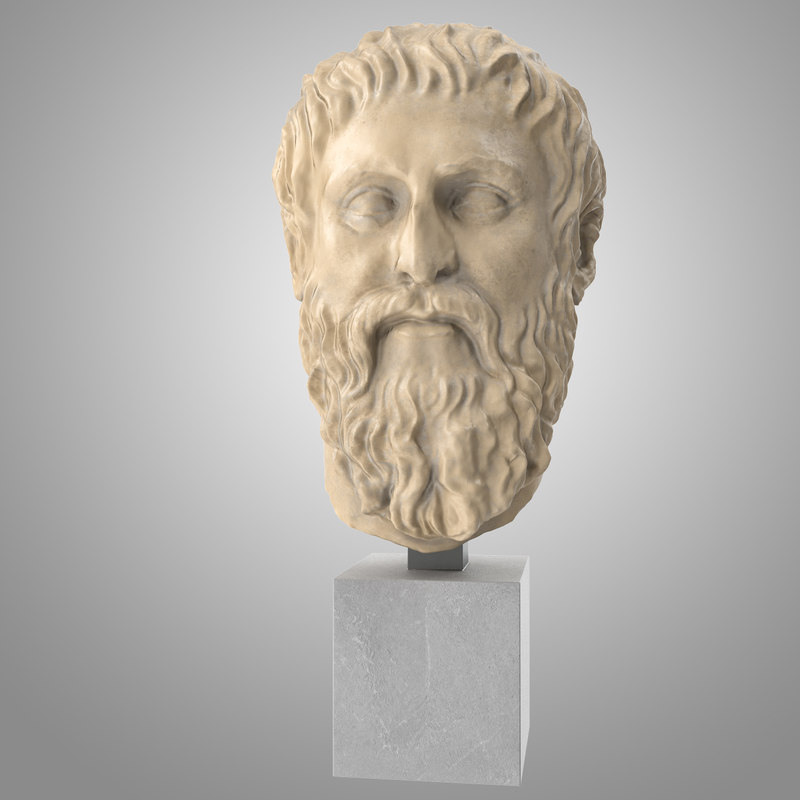 Plato Head Statue