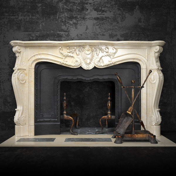 modèle 3D de cheminée classique - TurboSquid 1215946