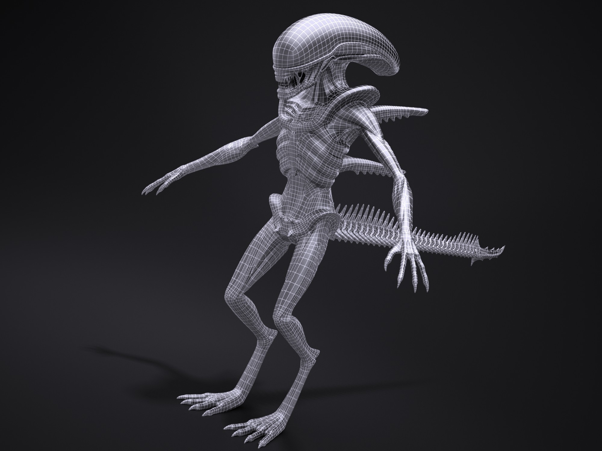 Alien xenomorph 3D model - TurboSquid 1216136