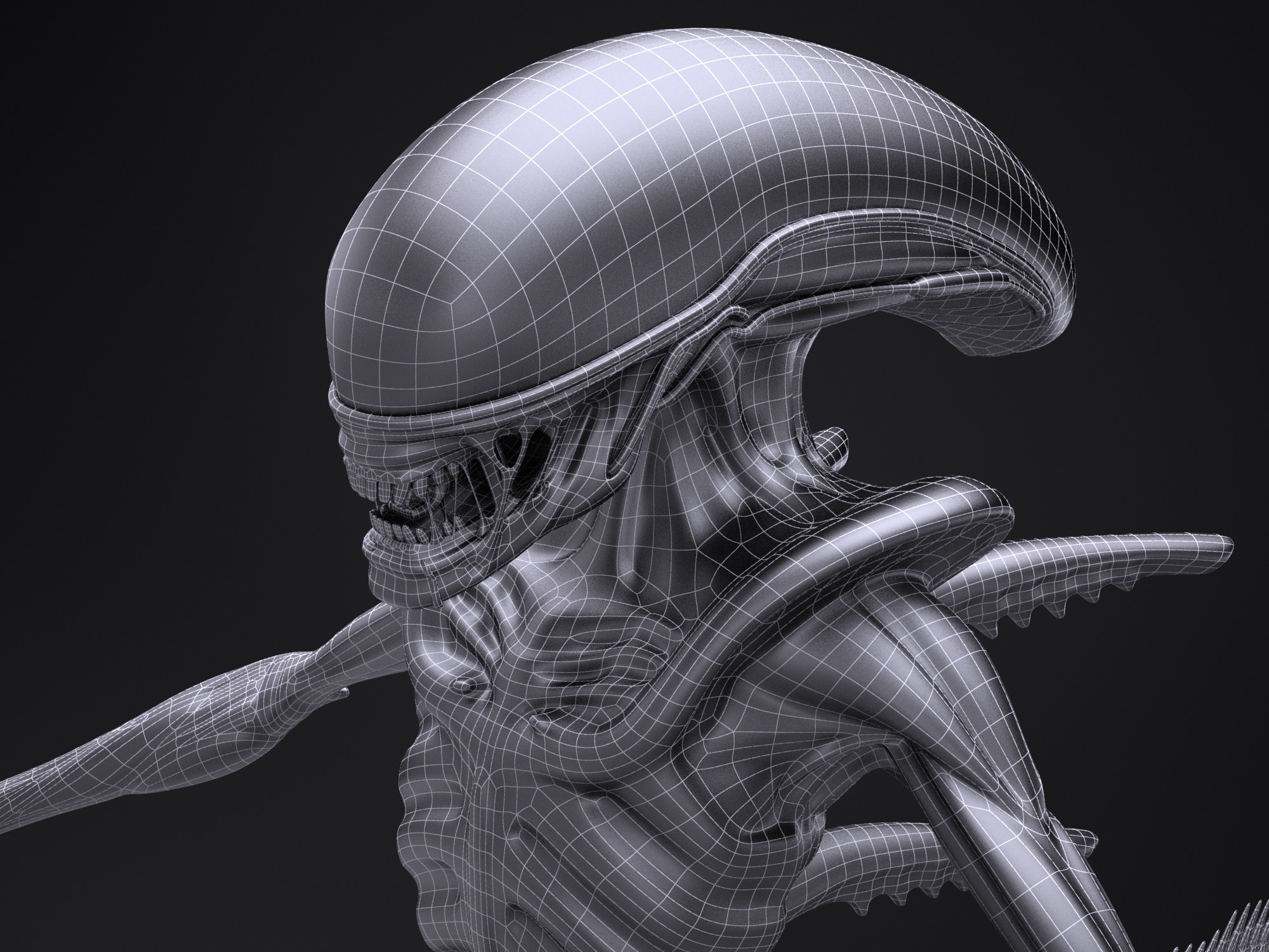 Alien xenomorph 3D model - TurboSquid 1216136