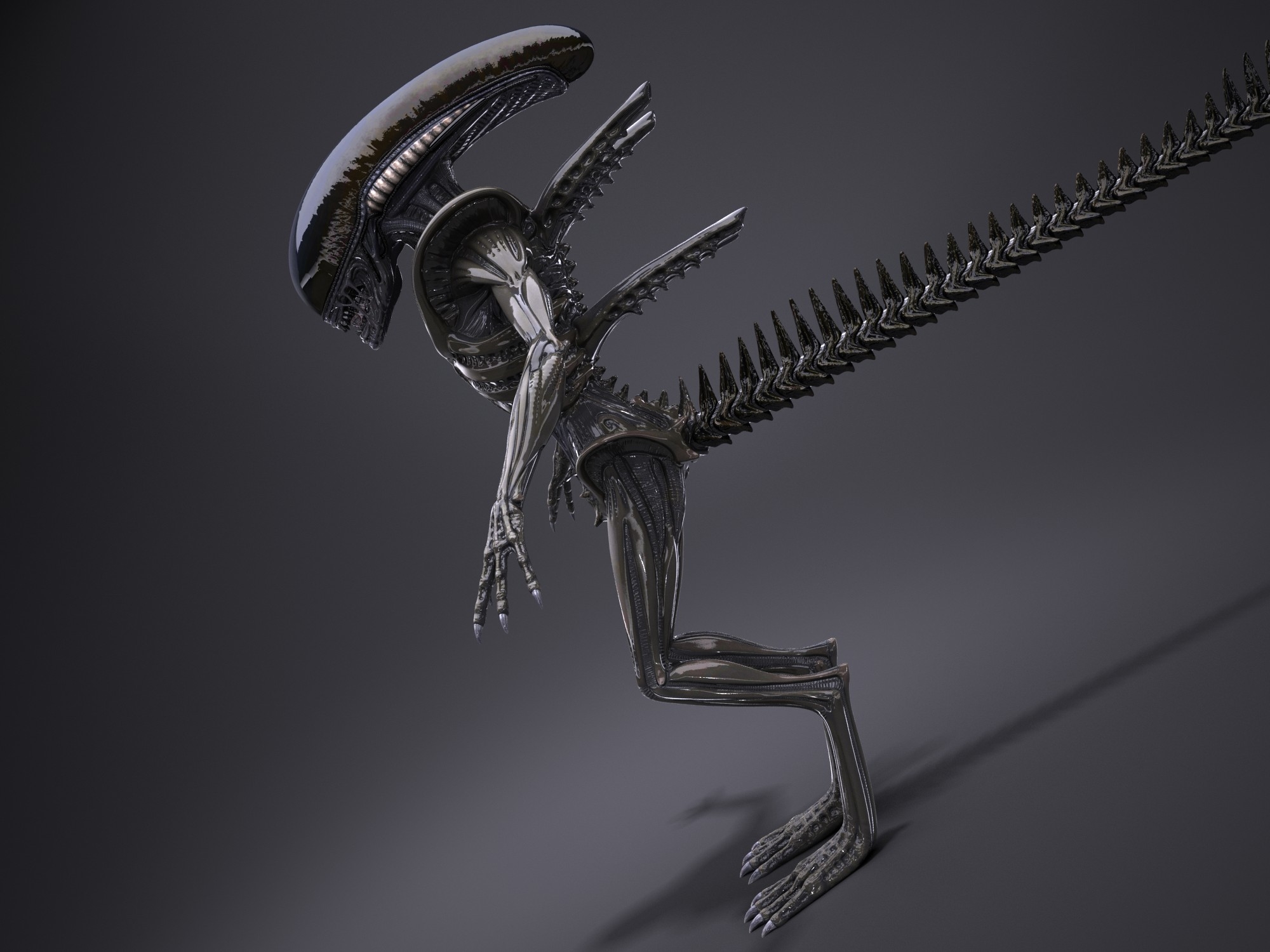 Alien xenomorph 3D model - TurboSquid 1216136