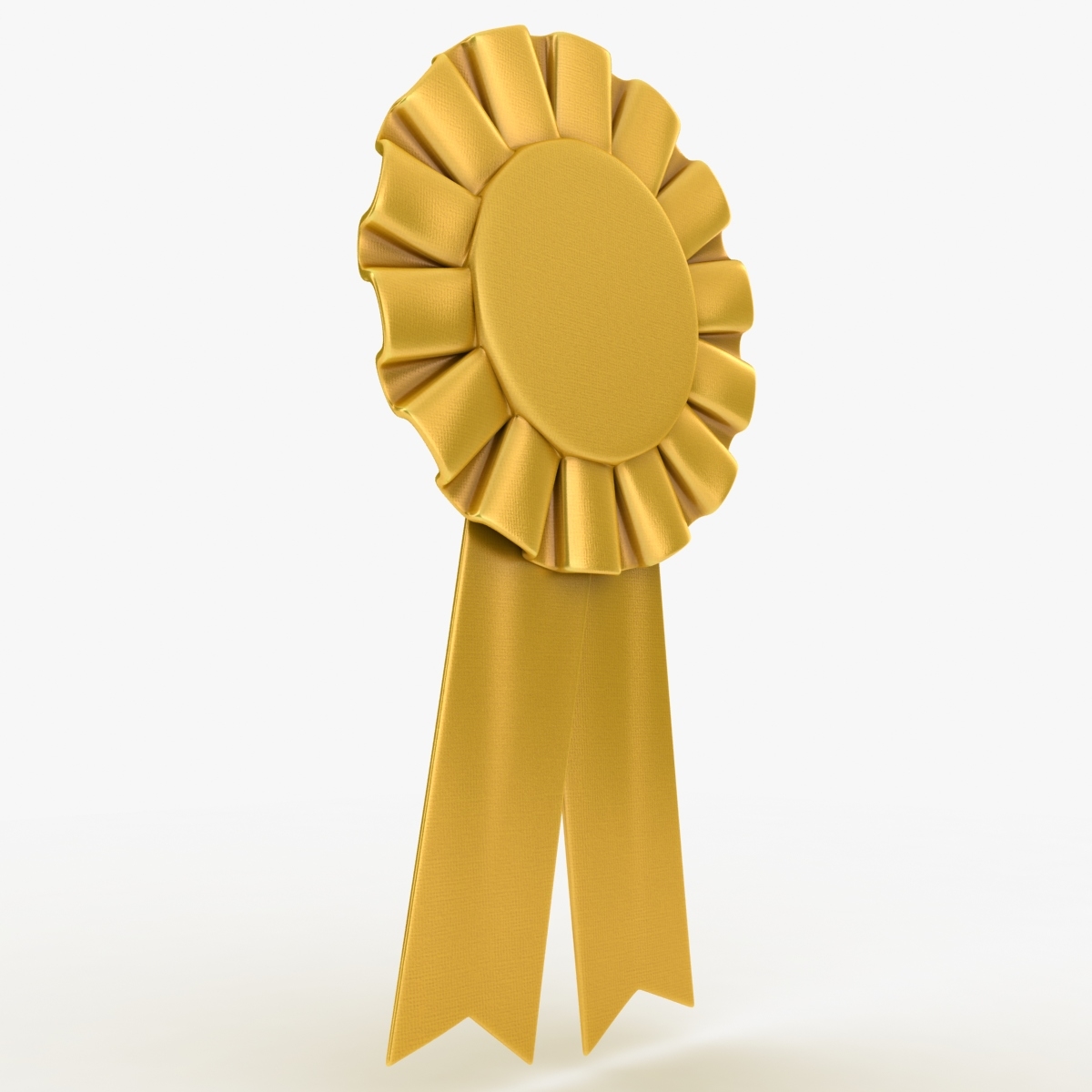 Realistic award ribbon gold model - TurboSquid 1216189
