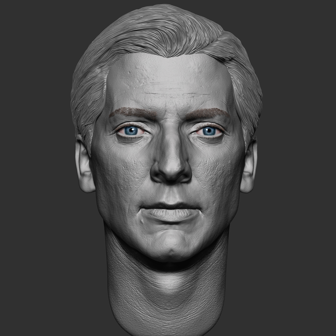 3D caucasian man head - TurboSquid 1216210