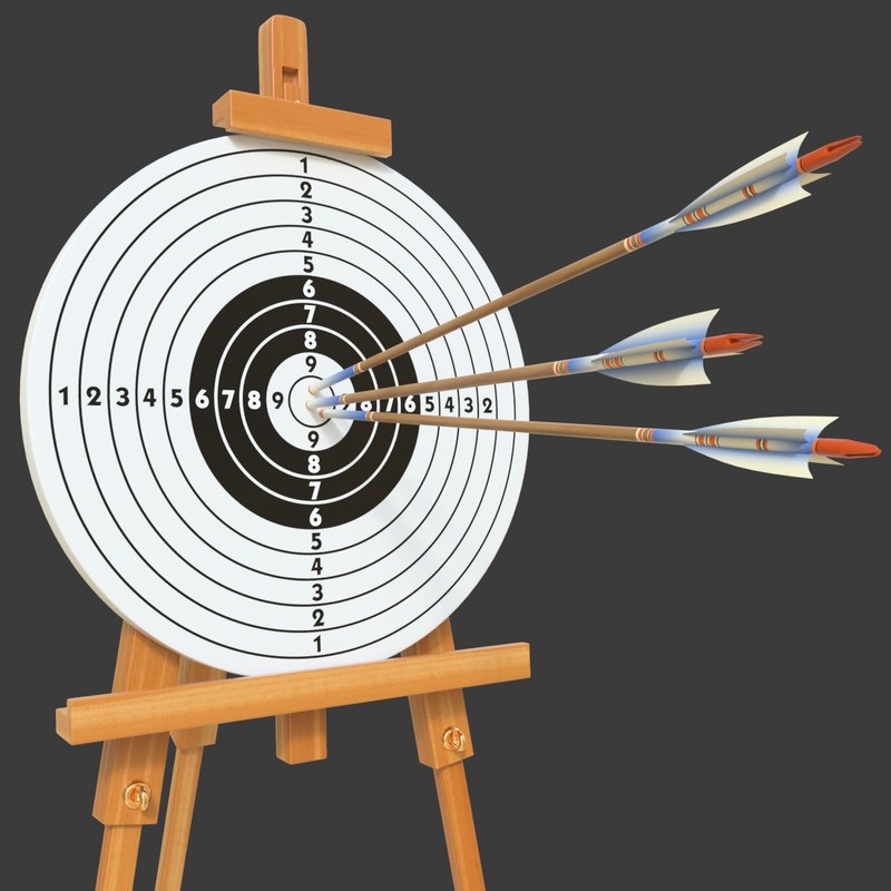 3D target arrows - TurboSquid 1216324