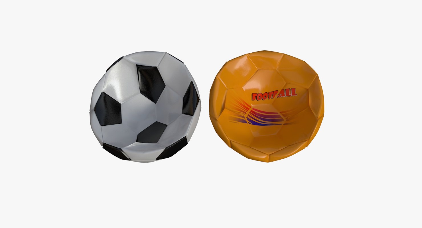 3D deflated balls model - TurboSquid 1216395