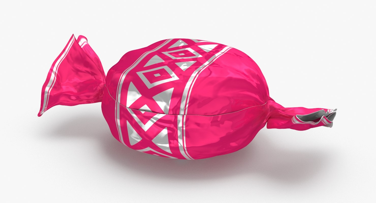 Hard-candies---pink-pattern 3D model - TurboSquid 1216435