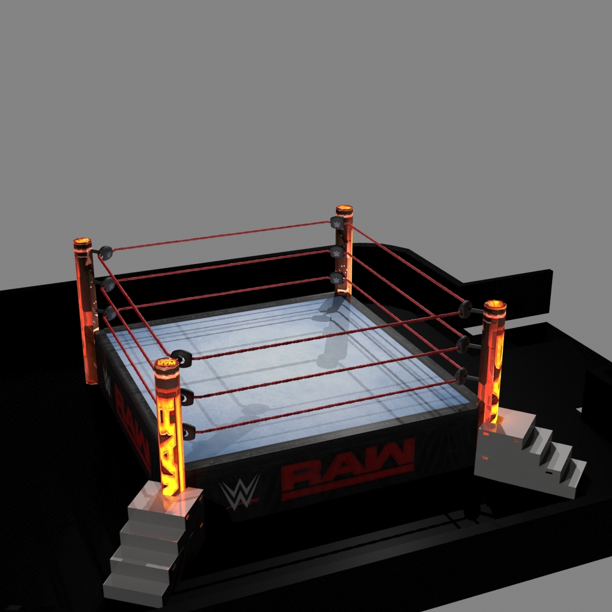 Wwe arena 3D model - TurboSquid 1216456
