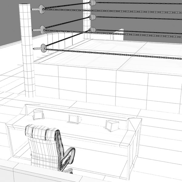Wwe arena 3D model - TurboSquid 1216456