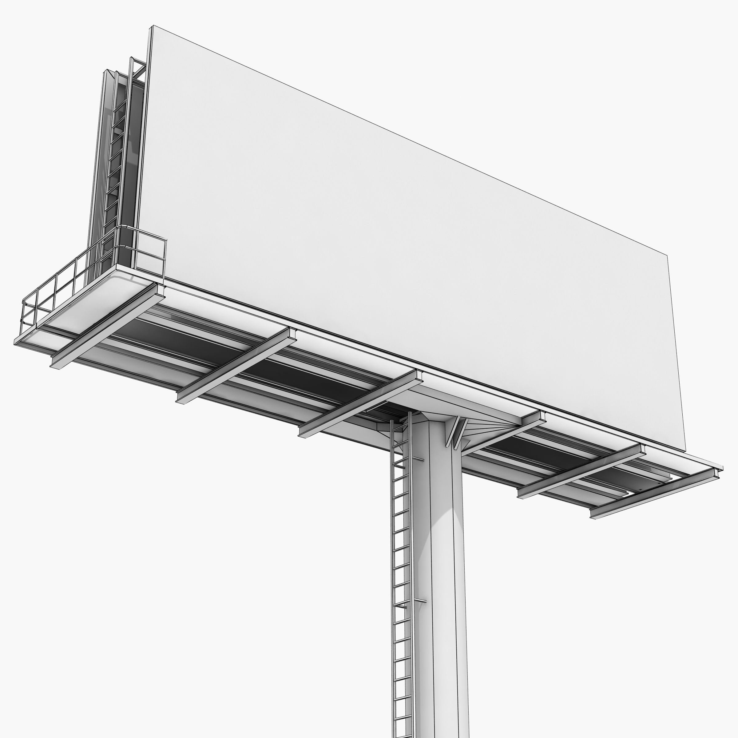 Large billboards 3D - TurboSquid 1216481