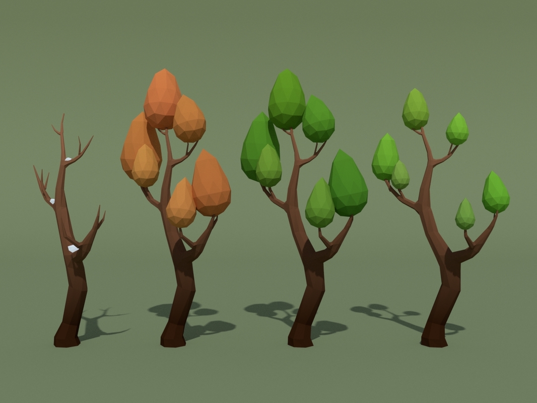 Pack trees 21 bonus 3D model - TurboSquid 1216495