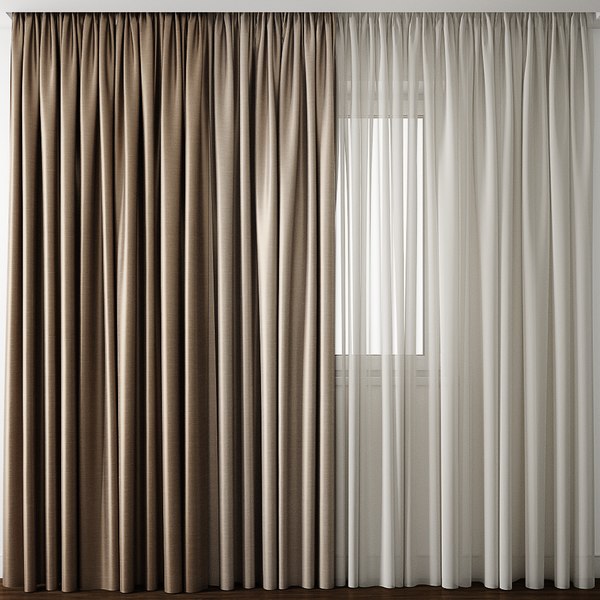 curtain 3d max