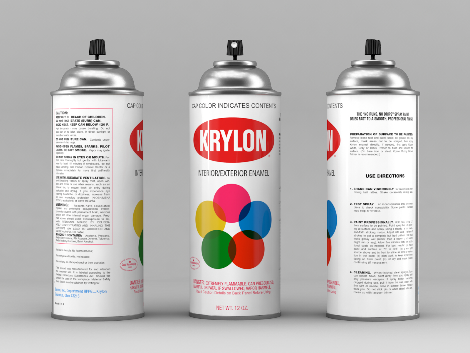Old krylon spray 3D model - TurboSquid 1216656