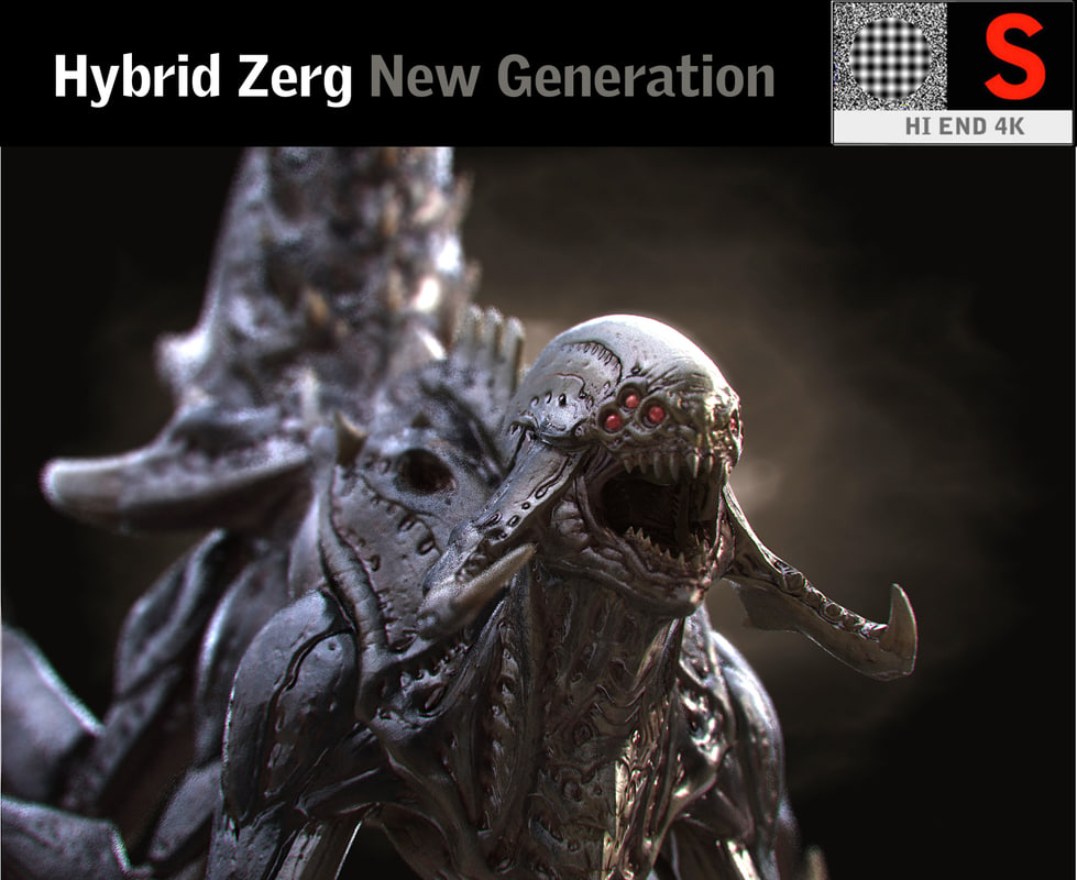 Hybrid zerg hd 3D model - TurboSquid 1216660