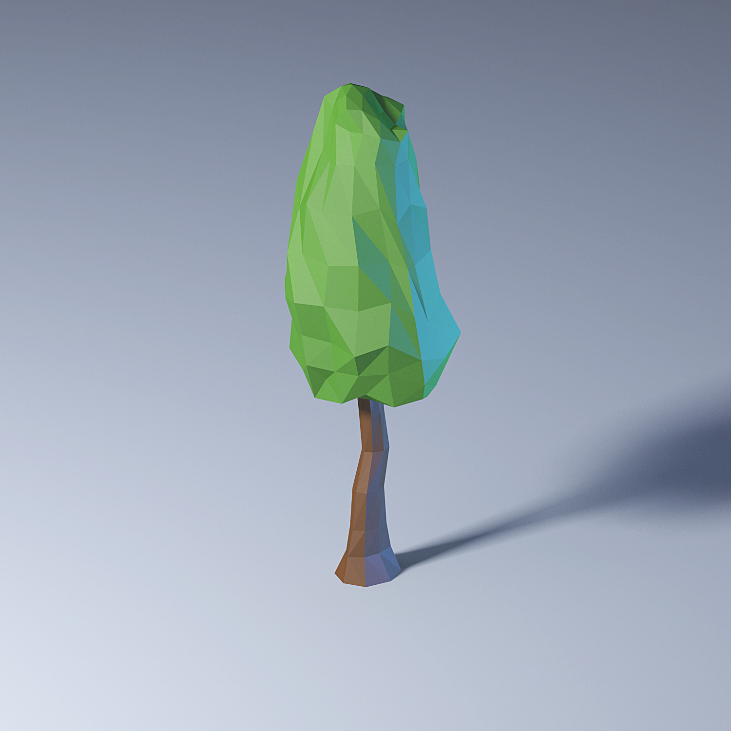 Polygonal trees pack model - TurboSquid 1216696