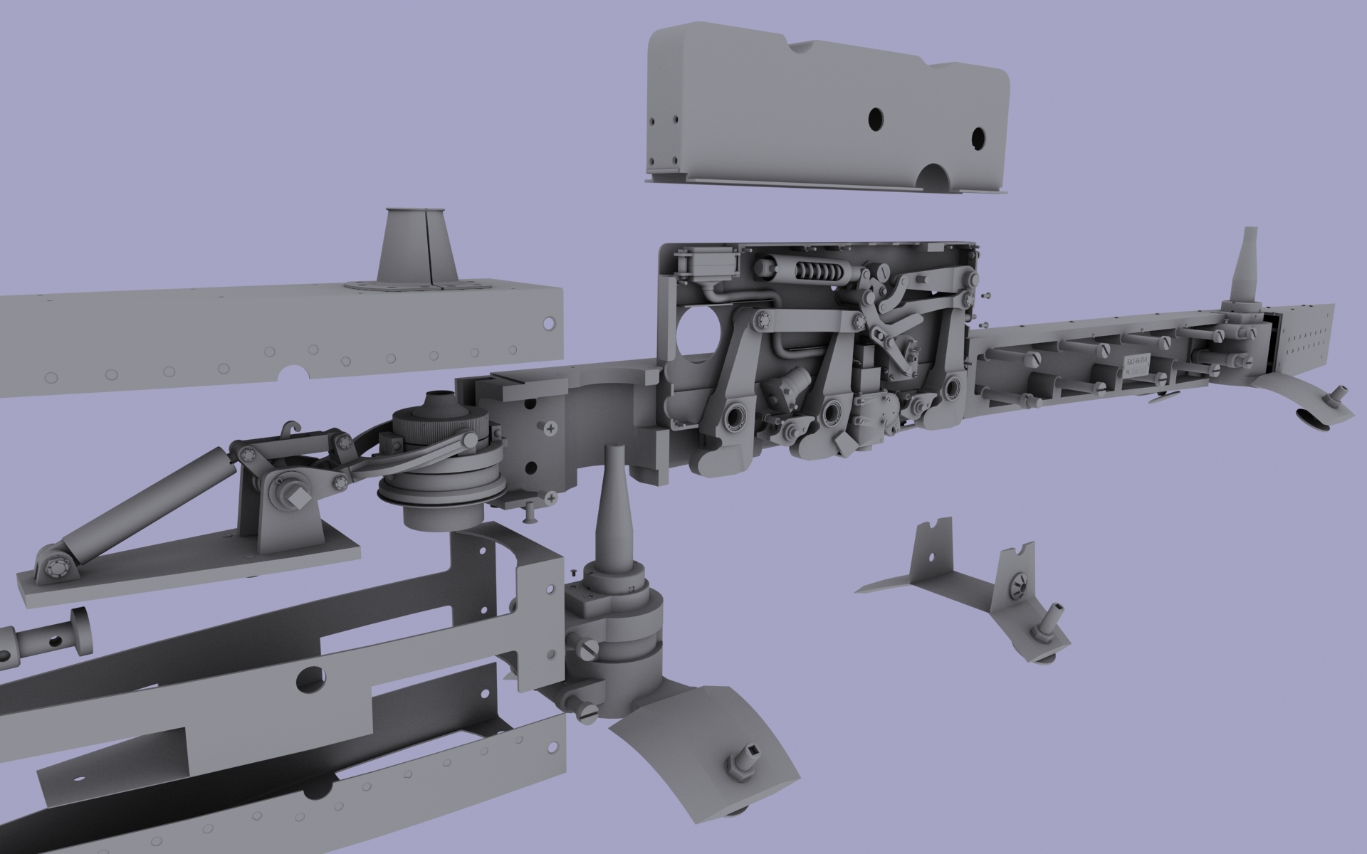 3D bdz-66-21n nuclear bomb pylon model - TurboSquid 1216802