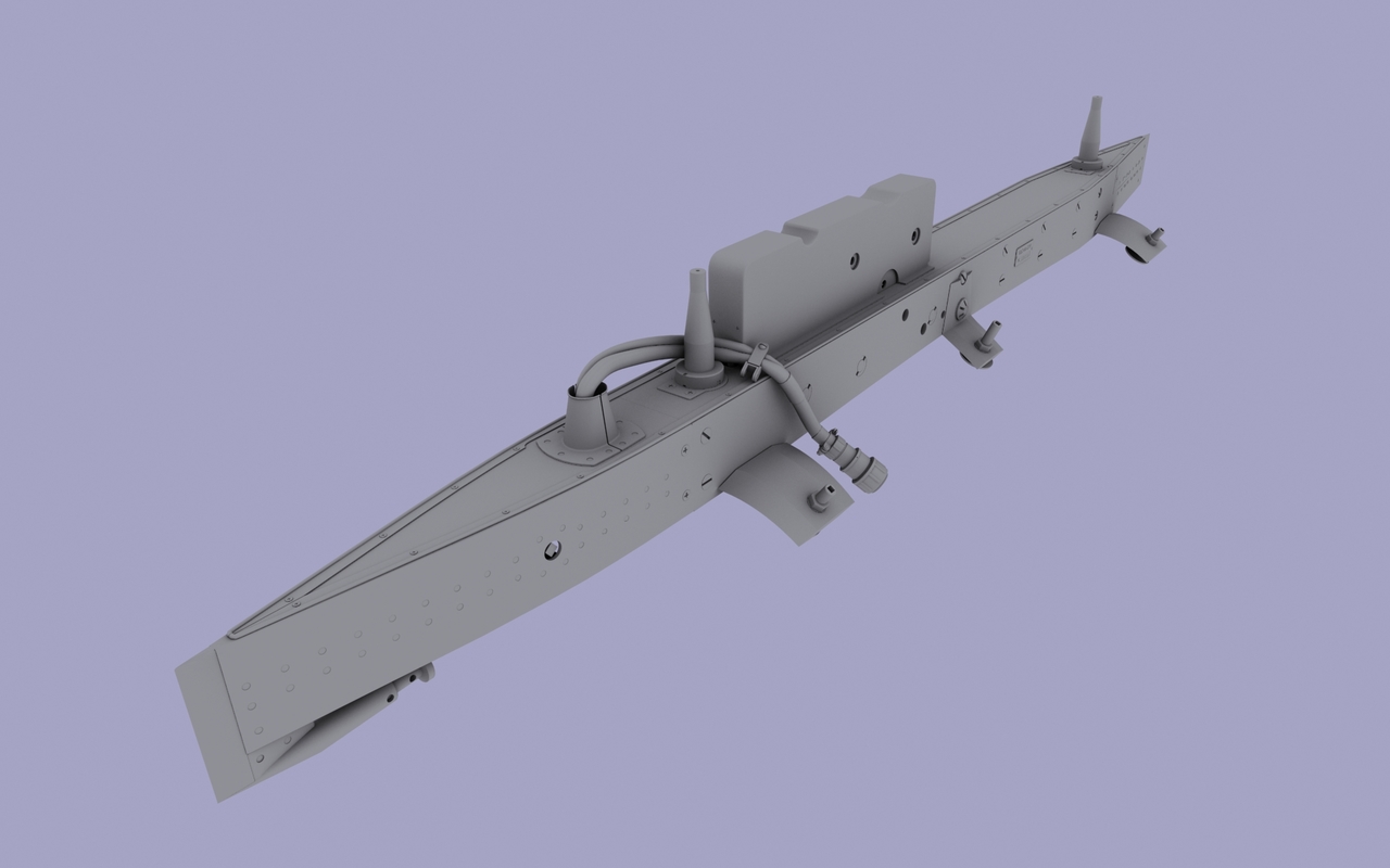 3D bdz-66-21n nuclear bomb pylon model - TurboSquid 1216802