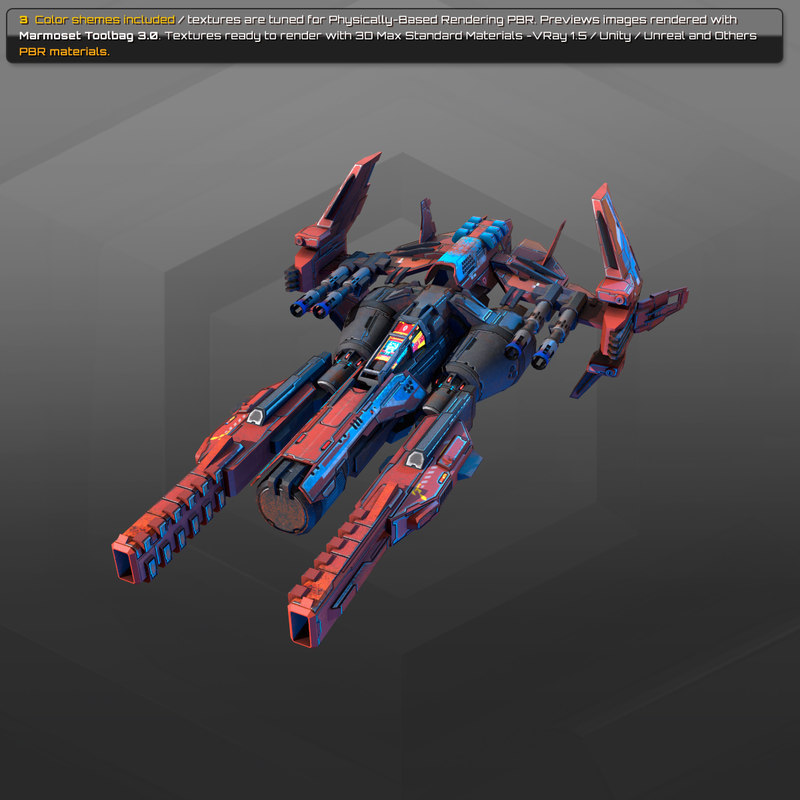 Spaceship 3D - TurboSquid 1216812