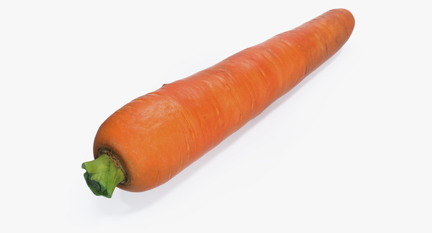 Carrot realistic 3D - TurboSquid 1216856