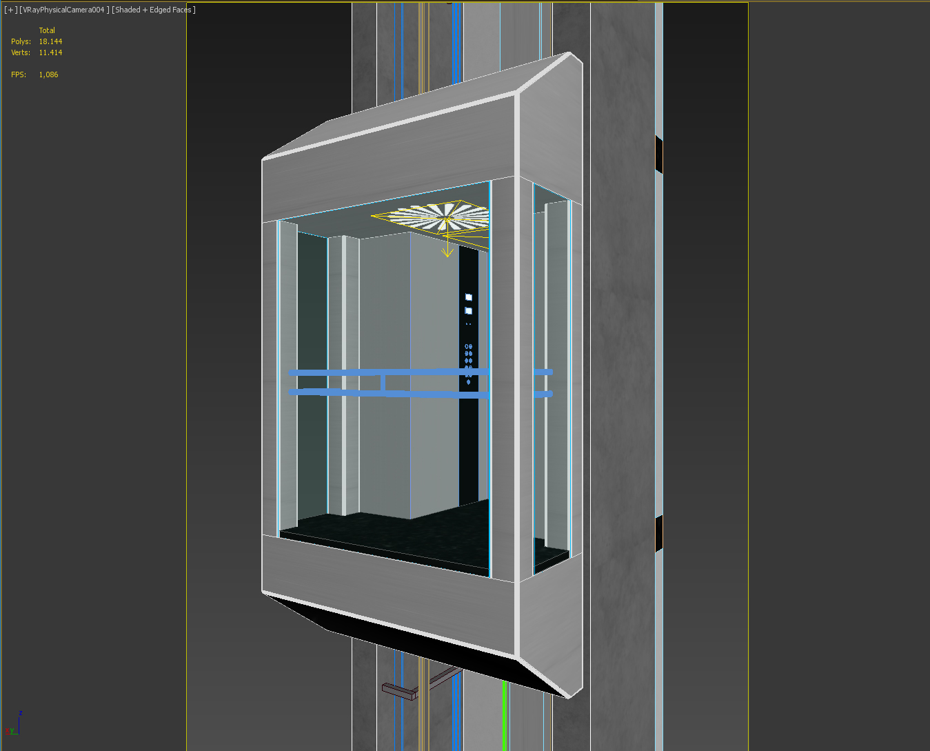 Panoramic cabin lift model - TurboSquid 1216916