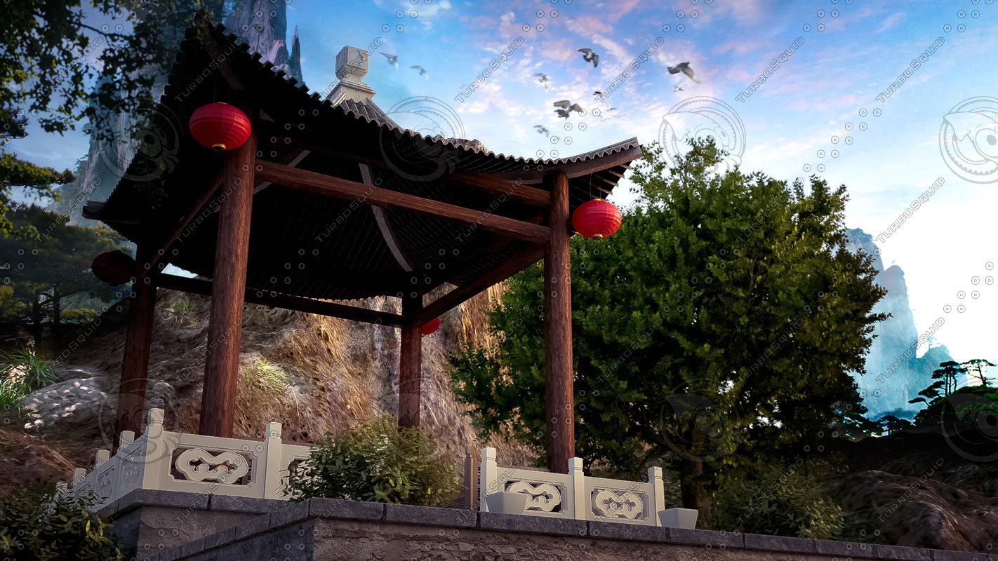 Chinese pavilion 3D model - TurboSquid 1217217