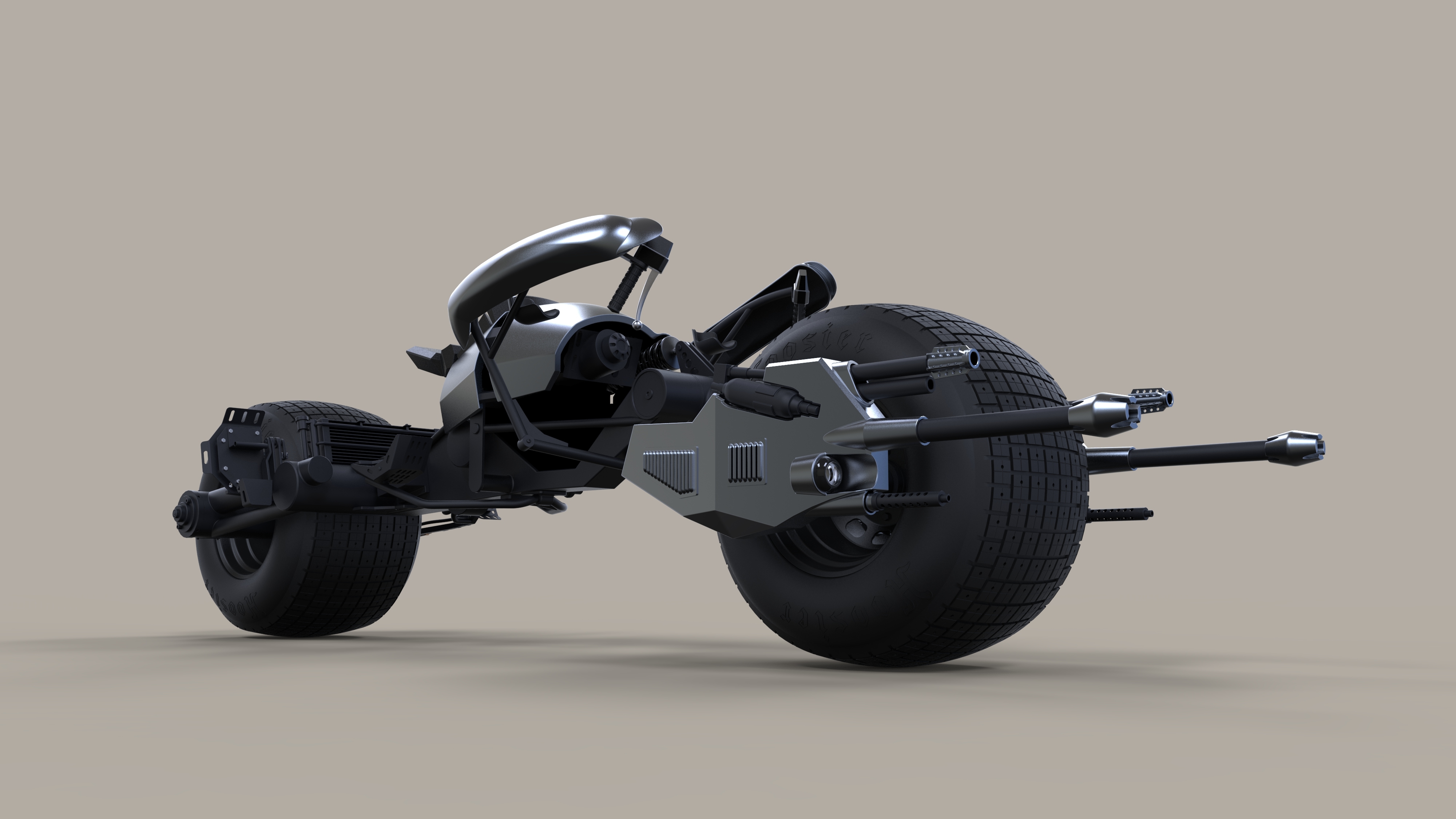3D batpod dark knight - TurboSquid 1217304