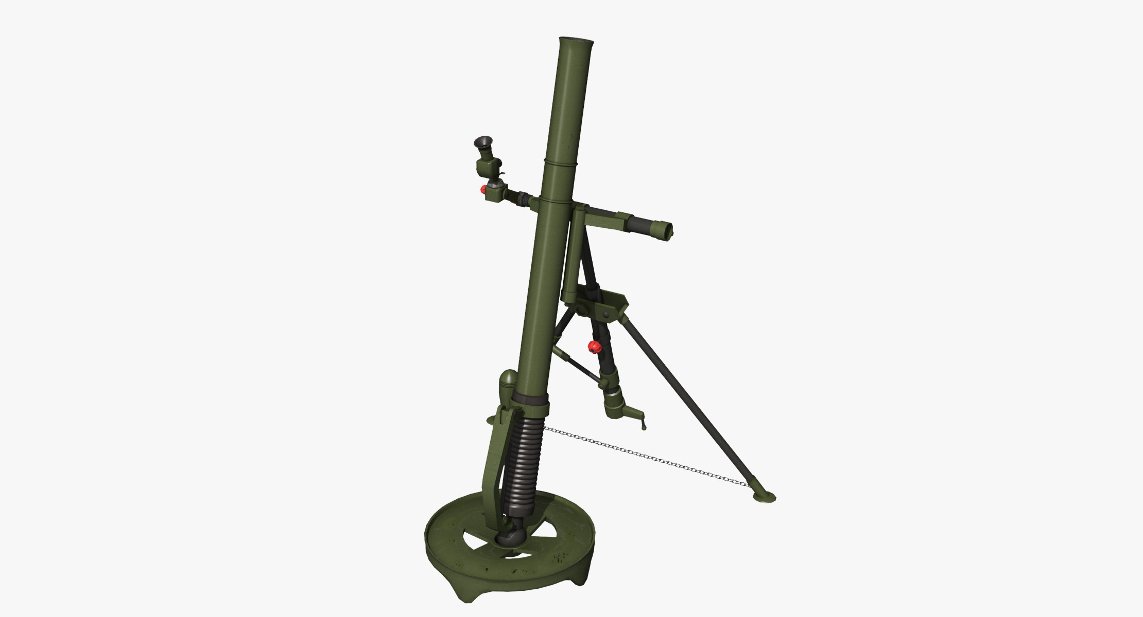 3D m224 mortar - TurboSquid 1217405